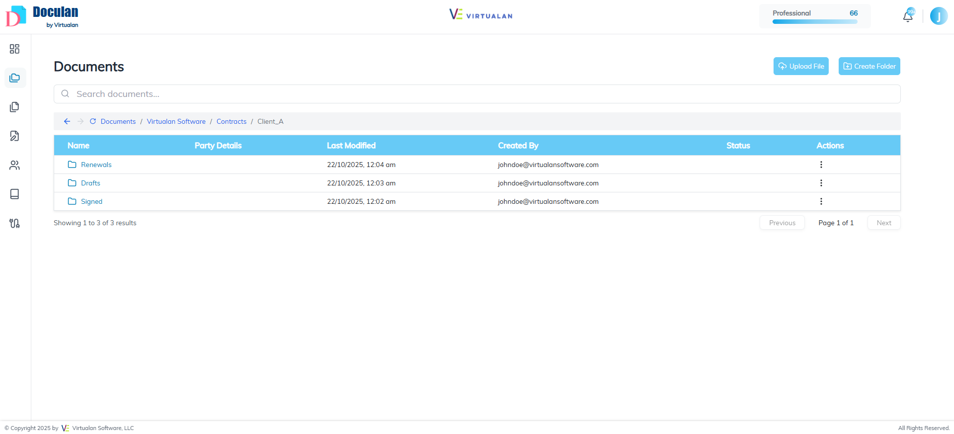 Document Management & E-Signature SaaS Website